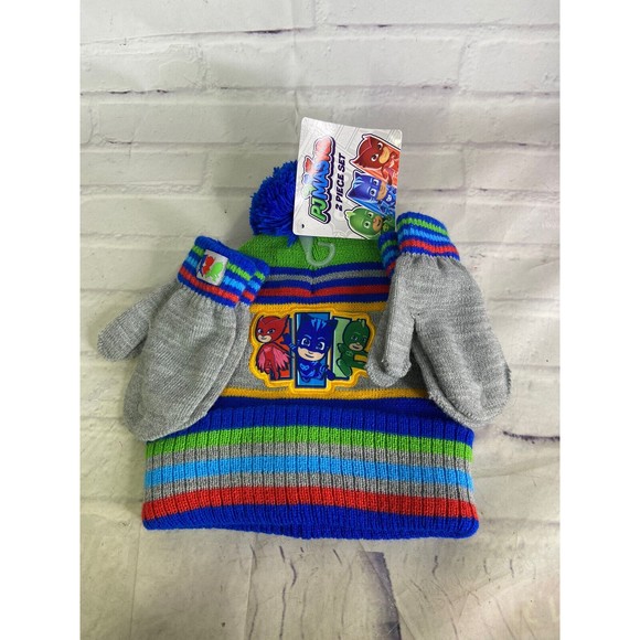 Accessories | Disney Junior Pj Masks Toddler Boys Knit Beanie Hat Cap ...